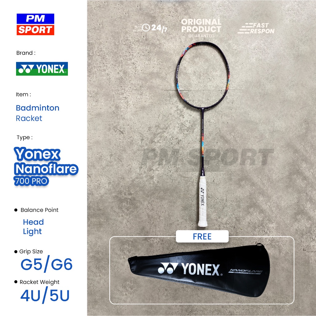 Jual RAKET BADMINTON / BULUTANGKIS YONEX NANOFLARE 700 PRO GEN 2 NEW ORIGINAL | Shopee Indonesia