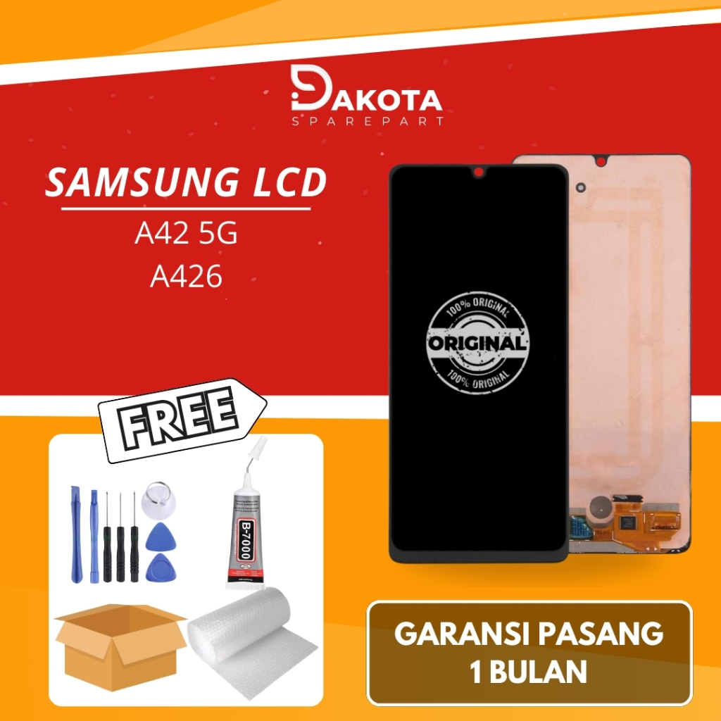 Jual LCD SAMSUNG A42 5G / A426 FULLSET ORIGINAL FREE LEM + OPENING SET | Shopee Indonesia