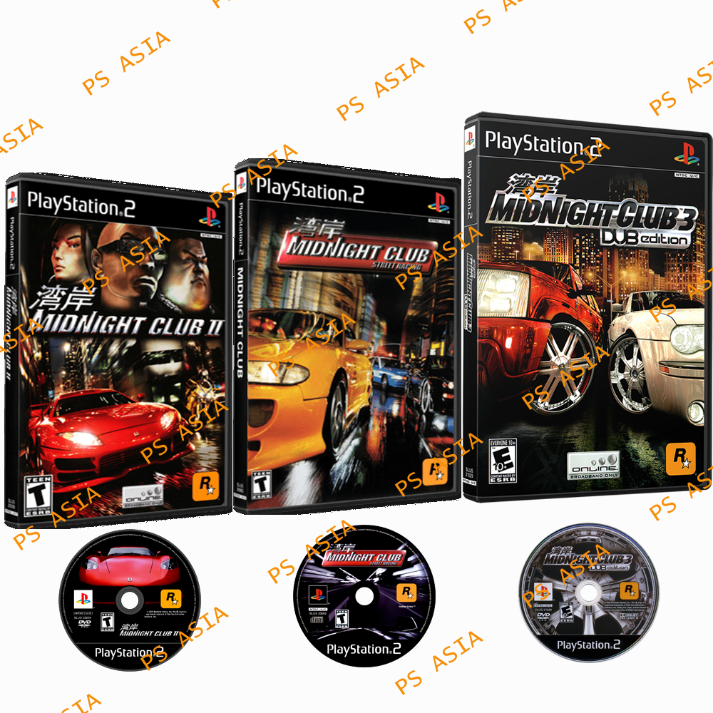 Jual Kaset PS2 Midnight Club 3 DUB Edition - Midnight Club 2 - Midnight ...