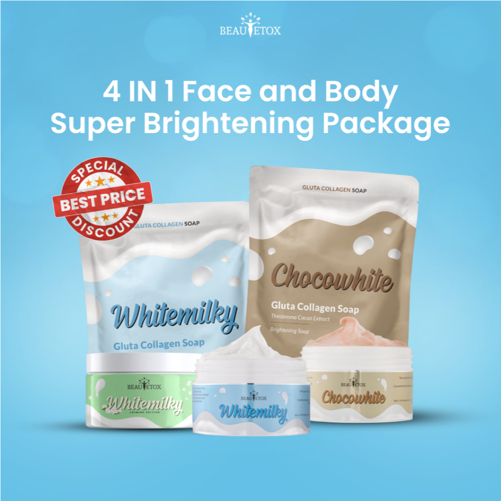 Jual Beautetox 4 IN 1 Face and Body Super Brightening Package | Shopee ...