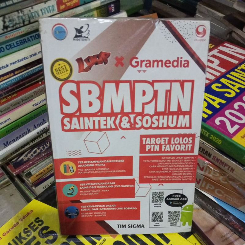 Jual BUKU BEST SELLER SBMPTN SAINTEK & SOSHUM TARGET LOLOS PTN FAVORIT | Shopee Indonesia