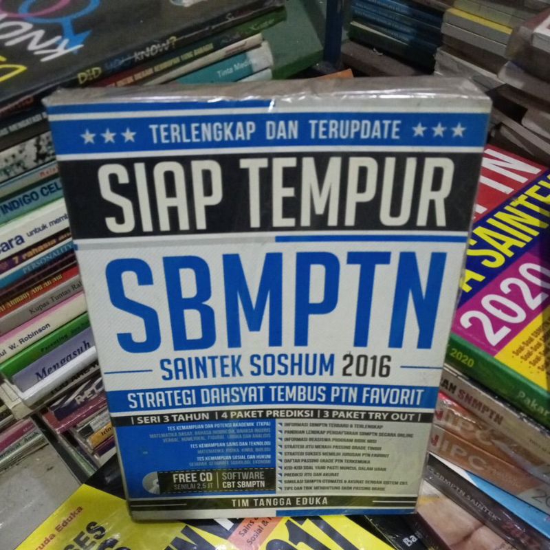 Jual BUKU TERLENGKAP DAN TERUPDATE SIAP TEMPUR SBMPTN SAINTEK & SOSHUM ( STRATEGI DAHSAT TEMBUS ...