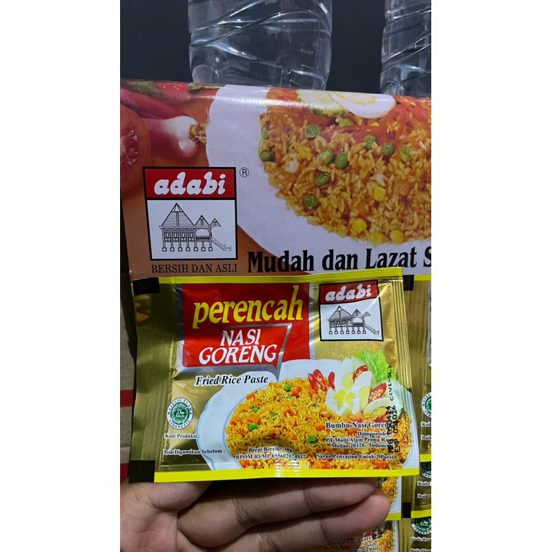 Jual 1 Sachet PERENCAH NASI GORENG FRIED RICE PASTE 30 GRAM ADABI ...