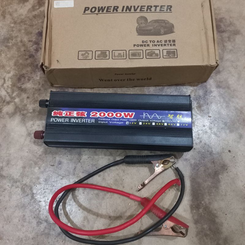 Jual power inventer psw 2000 watt 12 volt | Shopee Indonesia
