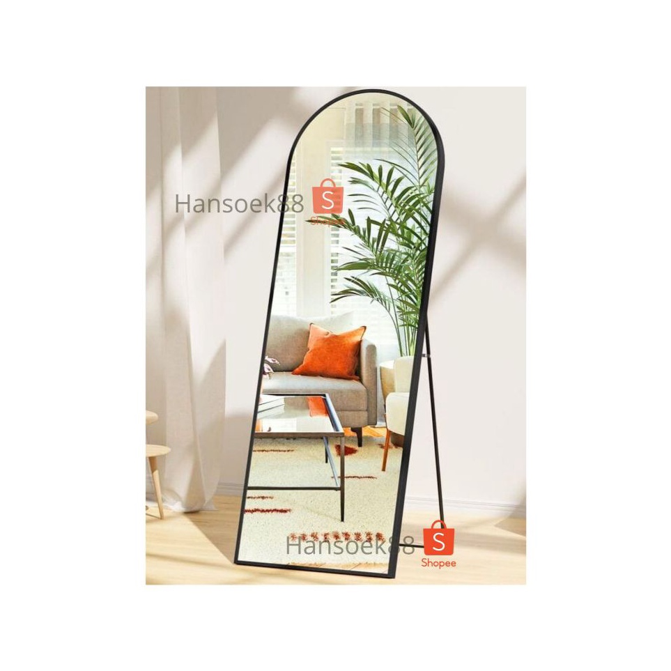 Jual KACA CERMIN STANDING FRAMELESS OVALE FRAME CERMIN BERDIRI ROUNDED ...