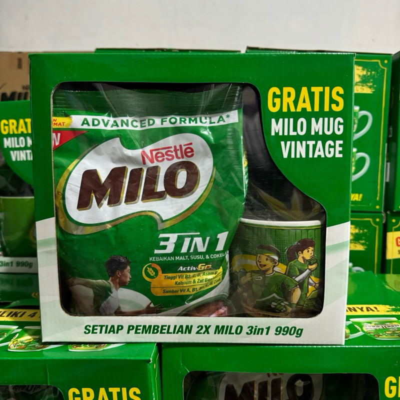 Jual Milo 3in1 Dan Active Go 790gr Dan 990gr | Shopee Indonesia