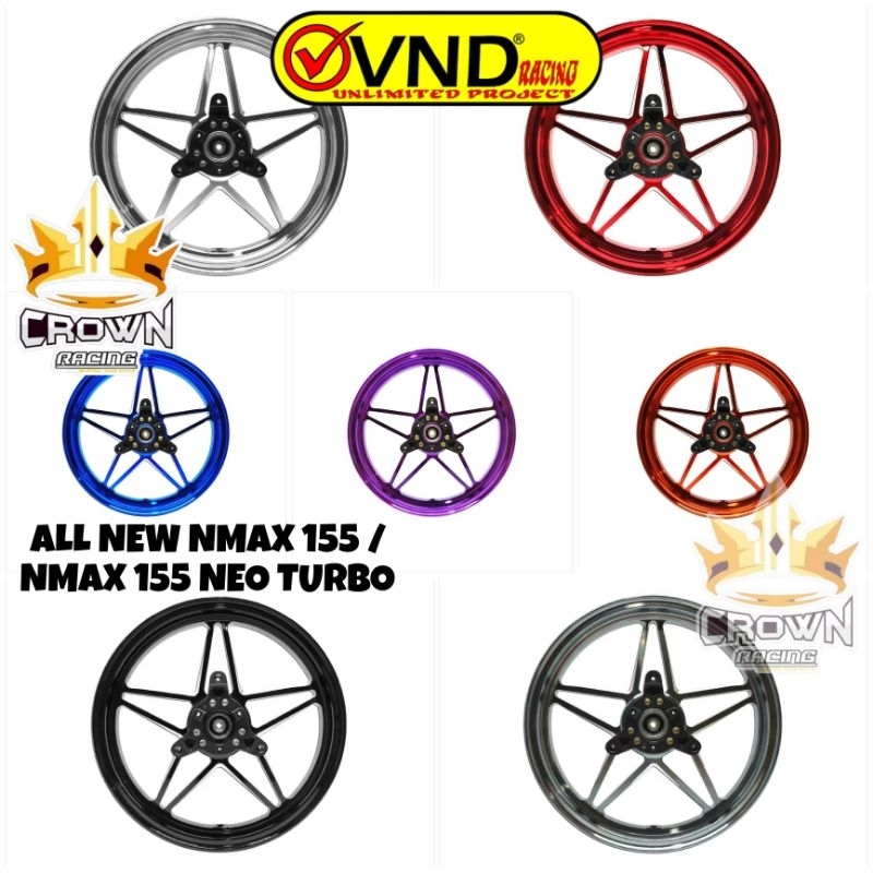 Jual Velg VND Vspeed V Speed V-Speed Bintang Gen2 V2 Ring 14 Yamaha All New Nmax 155 / Nmax 155 ...