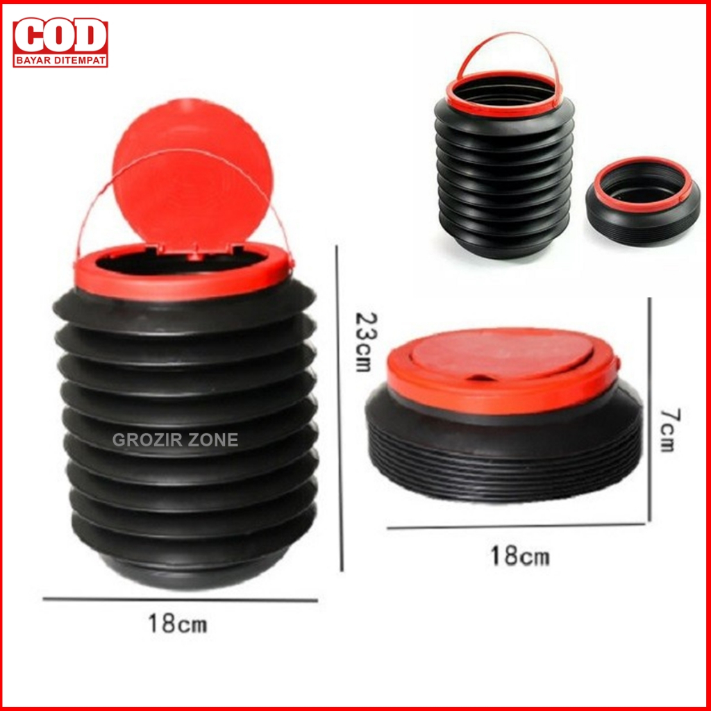 Jual Ember Lipat Portable 4 Liter Tempat Sampah Cuci Mobil Serbaguna ...