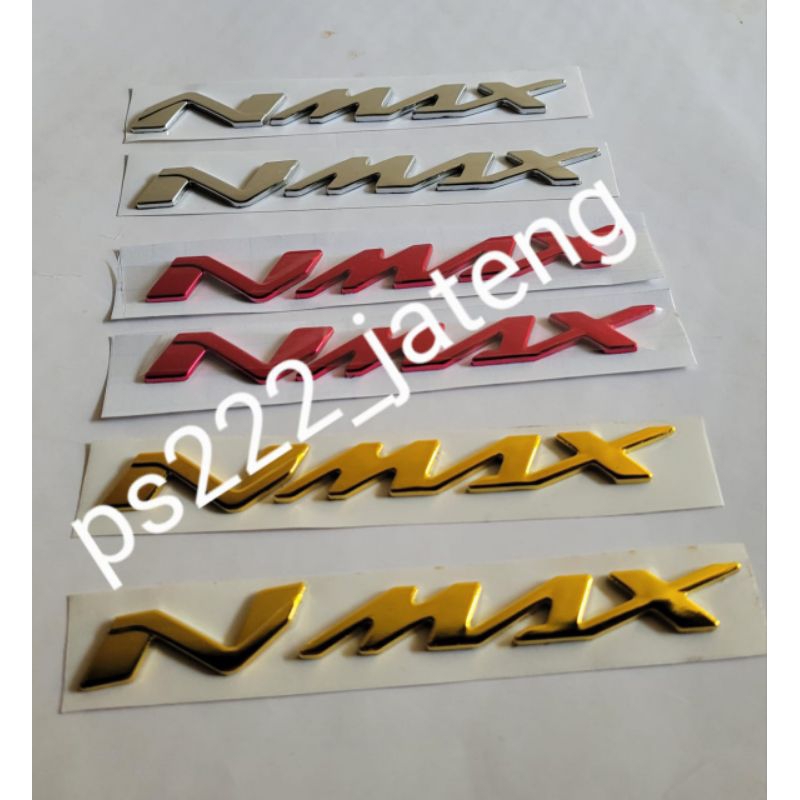 Jual Emblem logo nmax/emblem logo nmax chrom timbul/emblem logo nmax ...