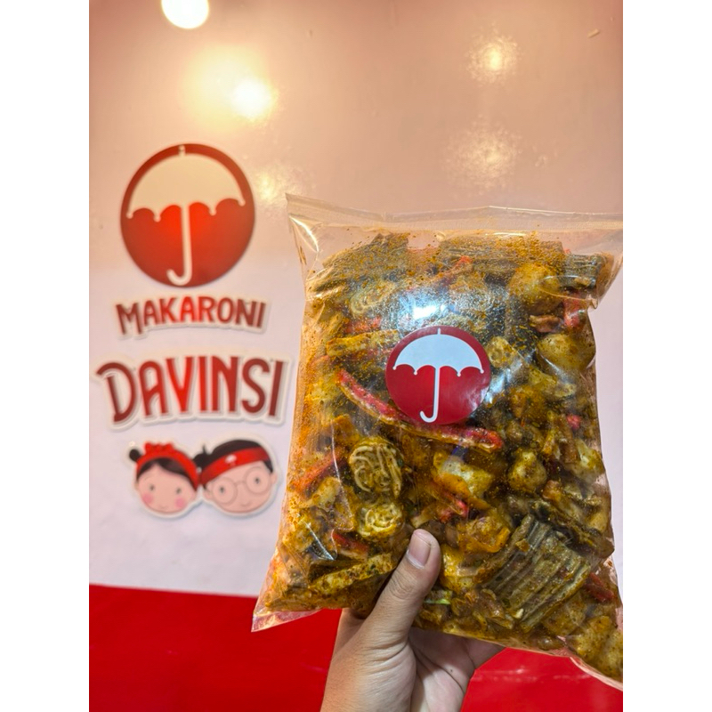 Jual Davinsi Cemilan Mix Seblak Kering Kemasan 500 Gram | Shopee Indonesia