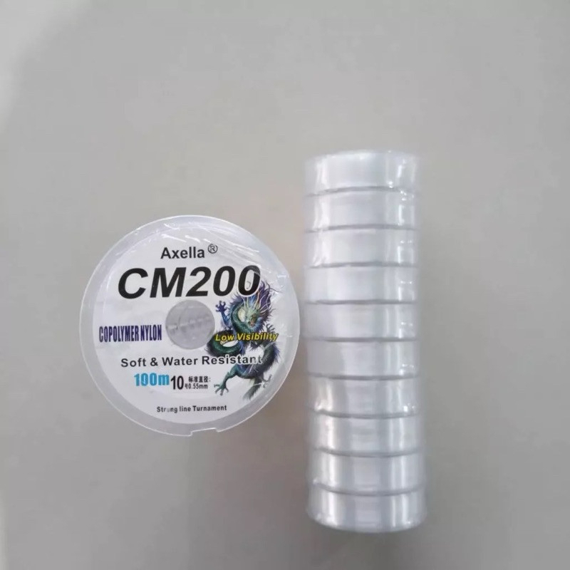 Jual Senar Pancing Fluorocarbon Axella Panjang 100 meter / roll ...