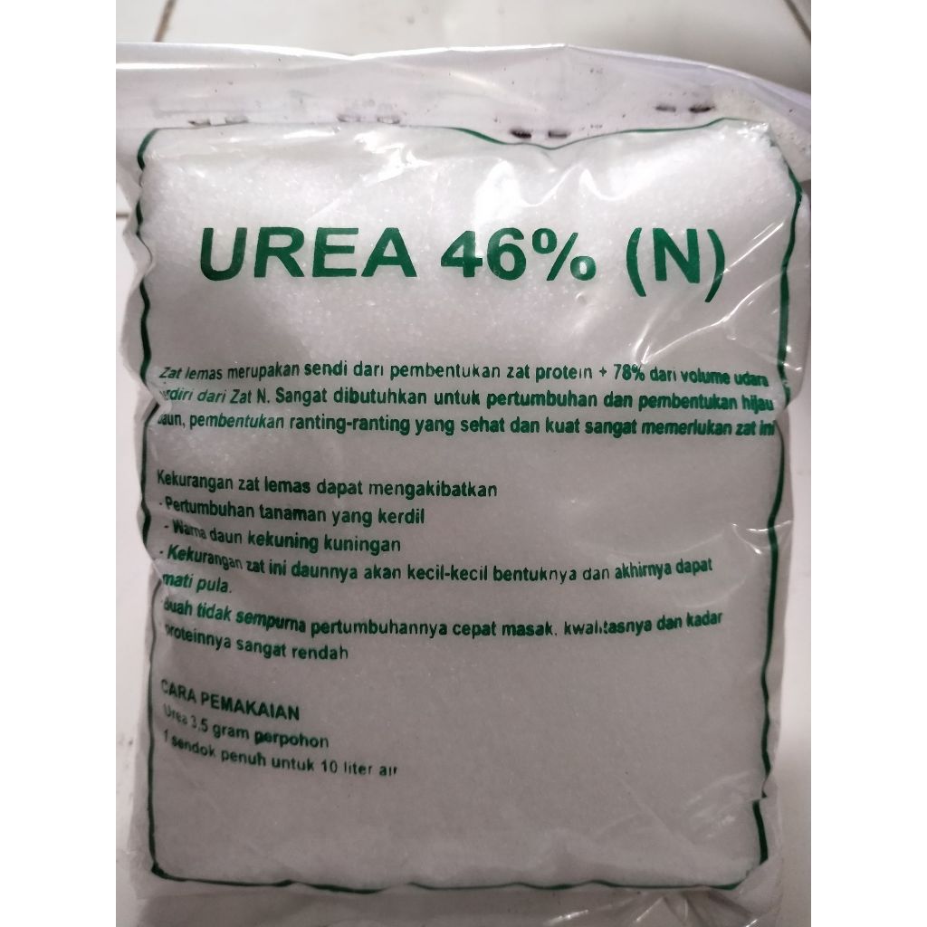 Jual Pupuk Urea Nitrae 46% (N) Non Subsidi Kemasan Repack 500gr BG ...
