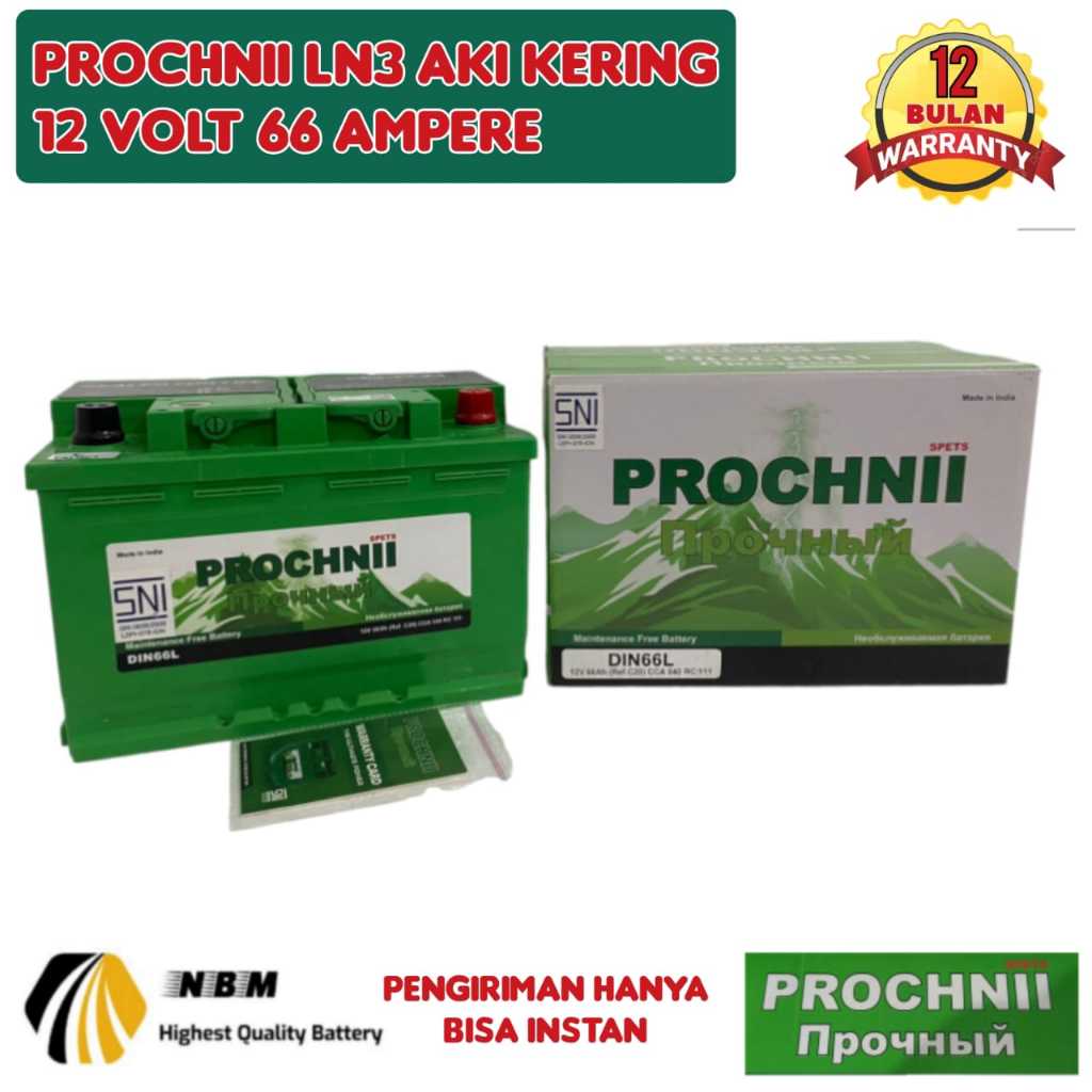 Jual Aki Mobil Innova Reborn Diesel/Fortuner diesel/Hilux PROCHNII LN3 ...