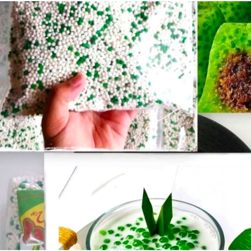 Jual Produk Baru Kemasan Ekonomis-500 gram-Sagu Mutiara Hijau 100% Asli ...