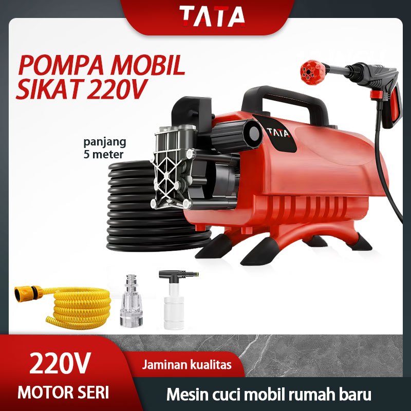 Jual 【COD】⚠️ ⚠️ TATA Ready stock Pompa Cuci Mobil Tekanan Tinggi Daya ...