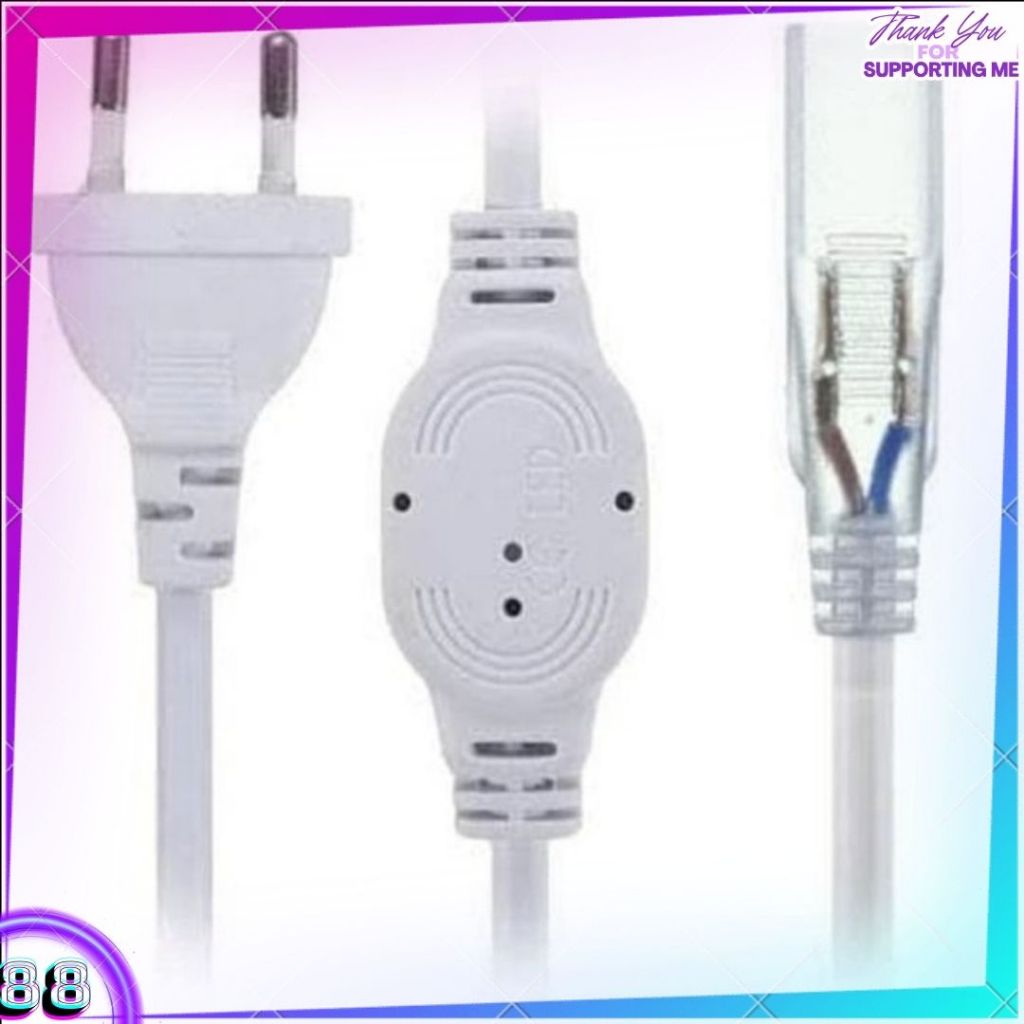 Jual SOCKET NEON FLEX 220V/ SOCKET JEPIT/ SOCKET SELANG 144D 220V ...