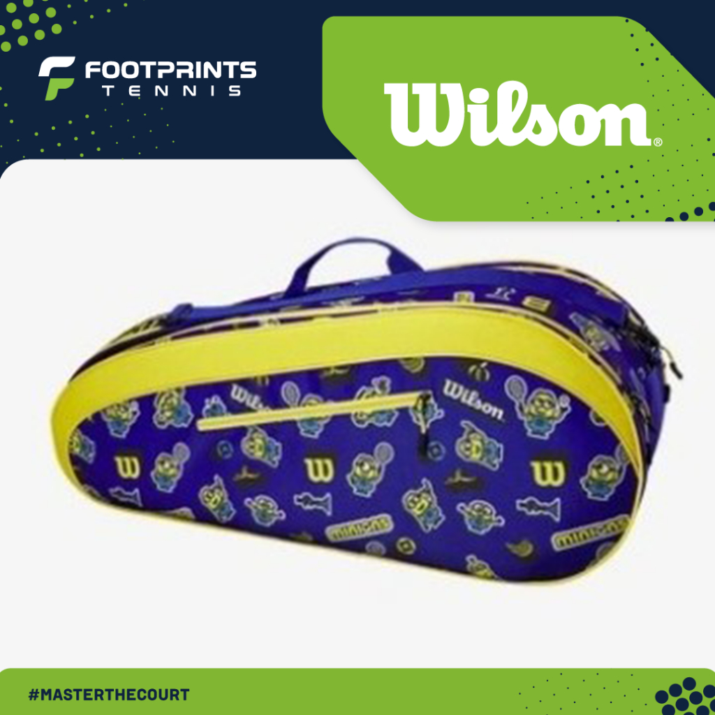 Jual Tas Tenis Wilson Minions Team V3.0 6 Pack Tennis Bag 6R Minion ...