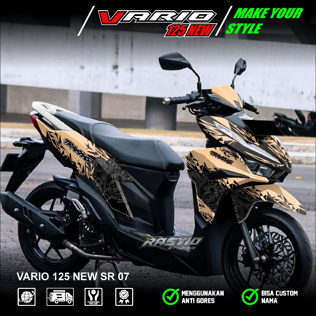 Jual COD Sticker Decal Full Body Honda Vario 125 New CBS ISS 2022 2023 2024 Sticker Vario 125 ...