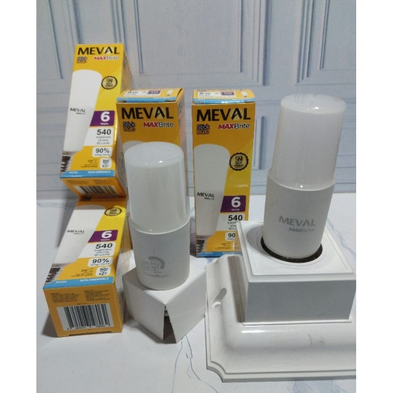 Jual Led MevaL 6 watt (stik bulb) | Shopee Indonesia