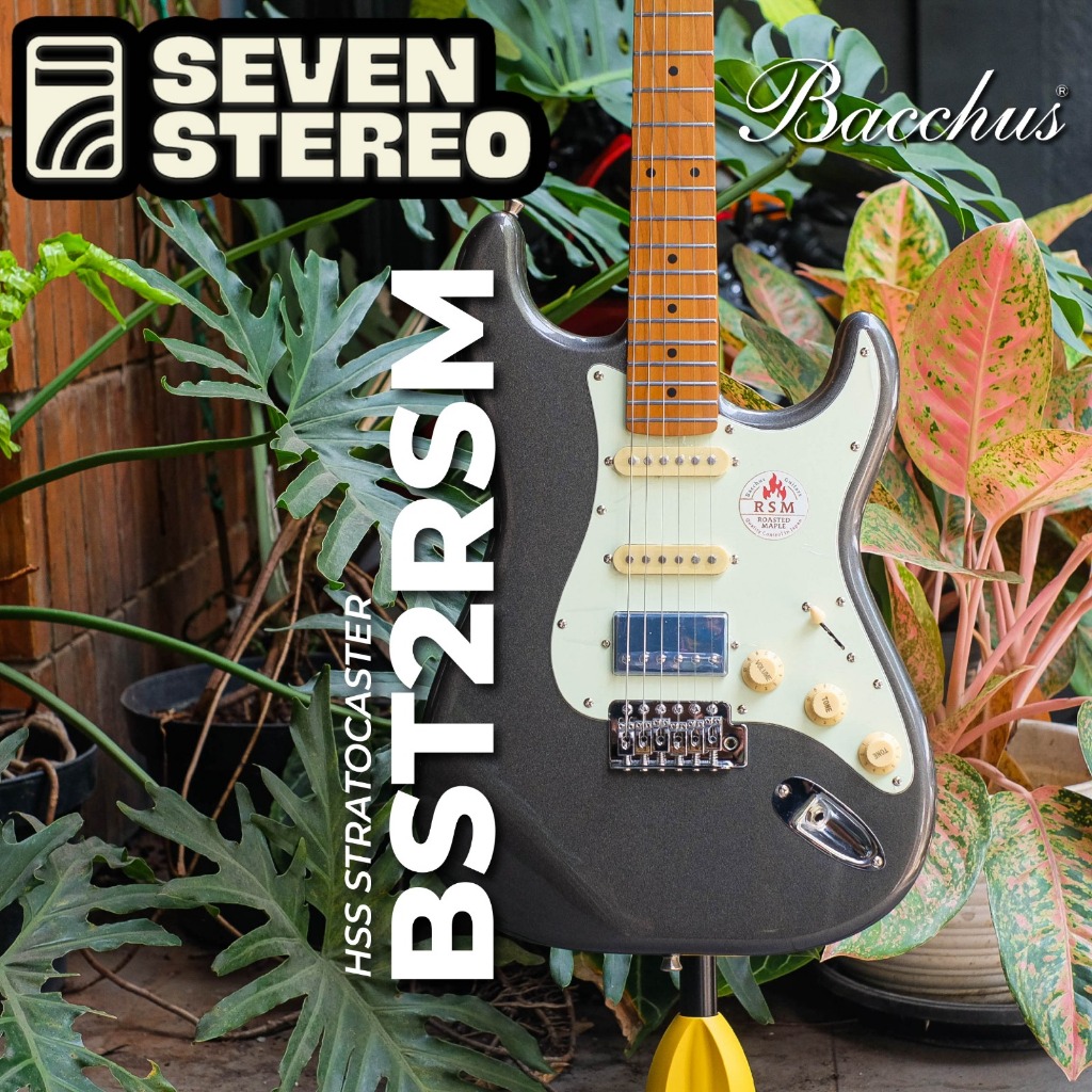Jual Bacchus BST-2RSM BST2RSM HSS Metallic Grey Roasted Maple ...