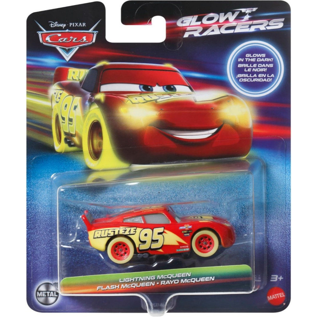 Jual Disney Pixar Cars Glow Racers Lightning McQueen | Shopee Indonesia