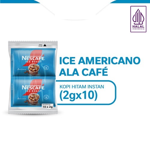 Jual Nestle Nescafe Ice Roast Americano Kopi Hitam Instan 2 gram ...