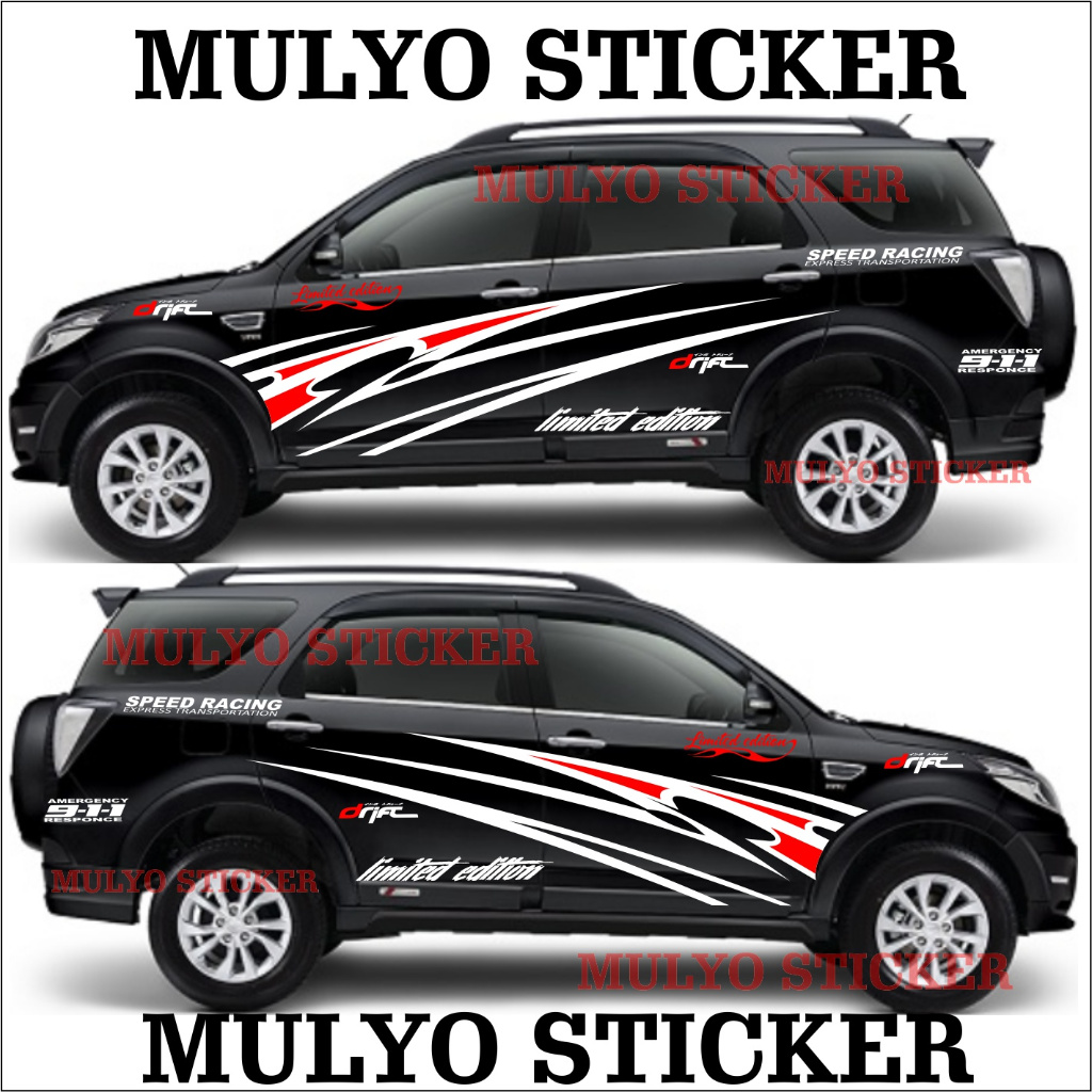 Jual Stiker Striping Mobil RUSH Stiker Cutting Daihatsu rush dan toyota ...