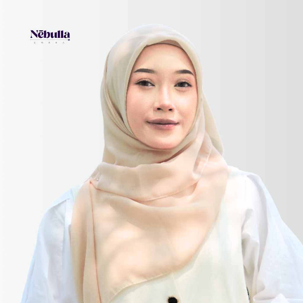 Jual BUY 1 GET 1 Nebulla Umbra - Hijab Polycotton Series Beige | Shopee Indonesia