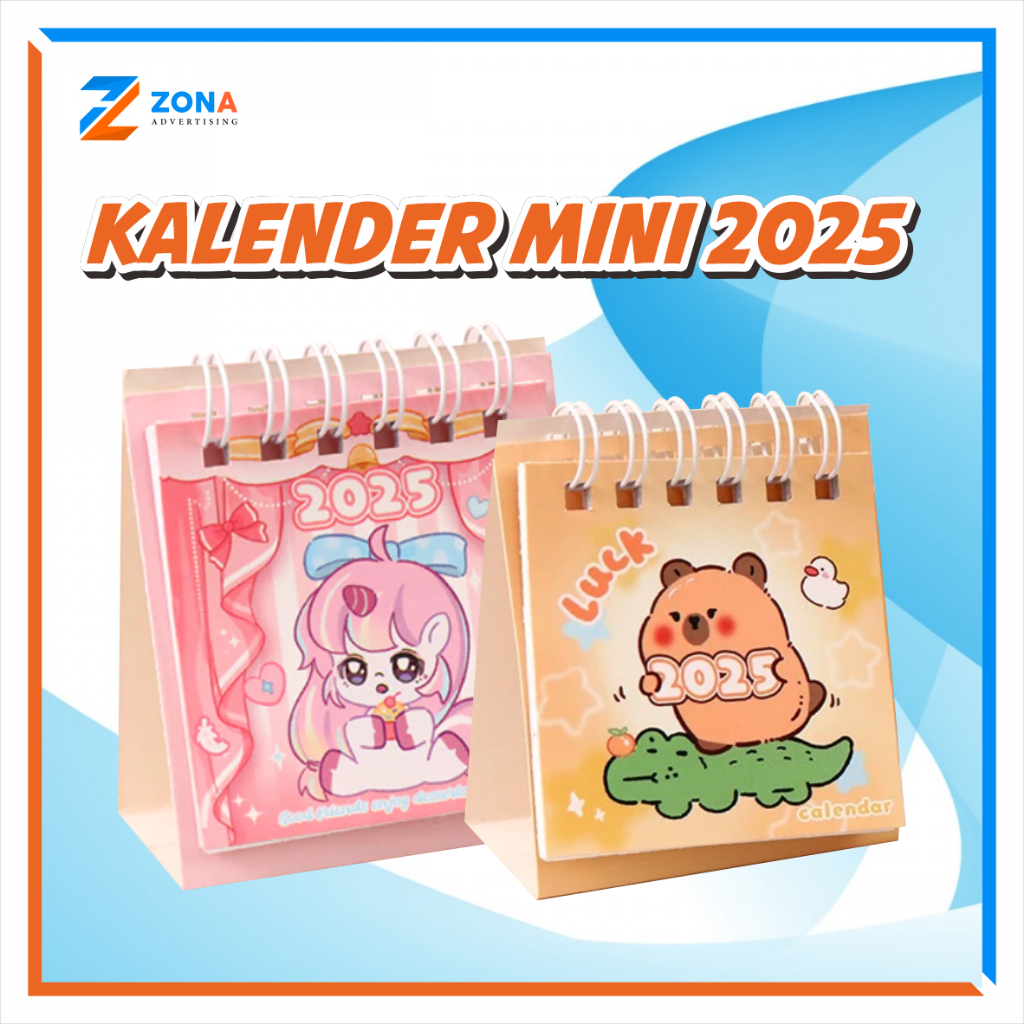 Jual KALENDER 2025 / KALENDER MINI 2025 / KALENDER MINI KARTUN OCEAN ...