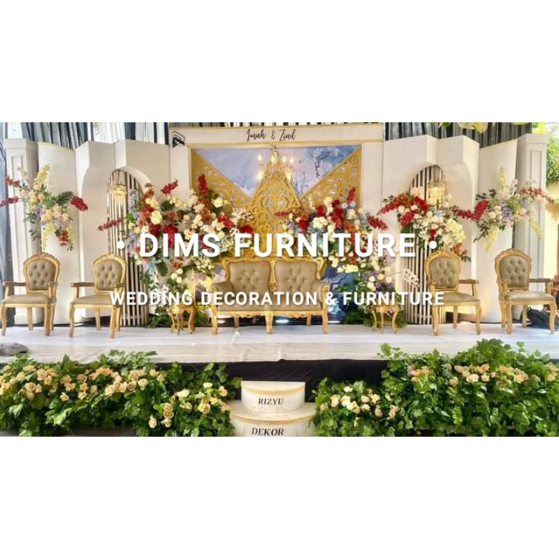 Jual backdrop pelaminan triplek terbaru 9 meter / set backdrop triplek ...