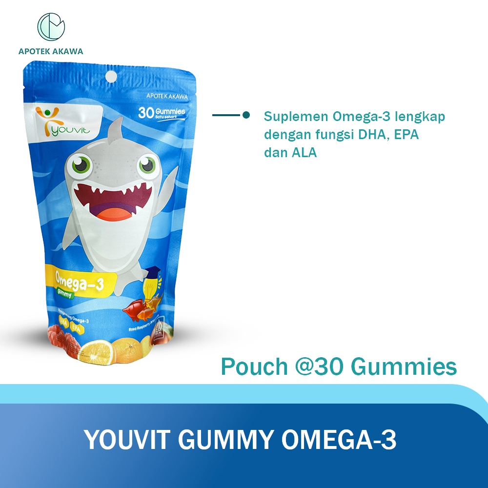 Jual YOUVIT GUMMY OMEGA 3 ANAK POUCH @30 GUMMY (UNTUK 30 HARI) DENGAN ...
