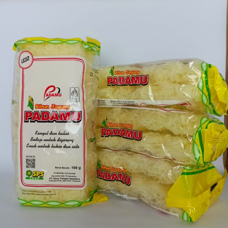Jual BIHUN JAGUNG PADAMU 160gr [KUNING] | Shopee Indonesia