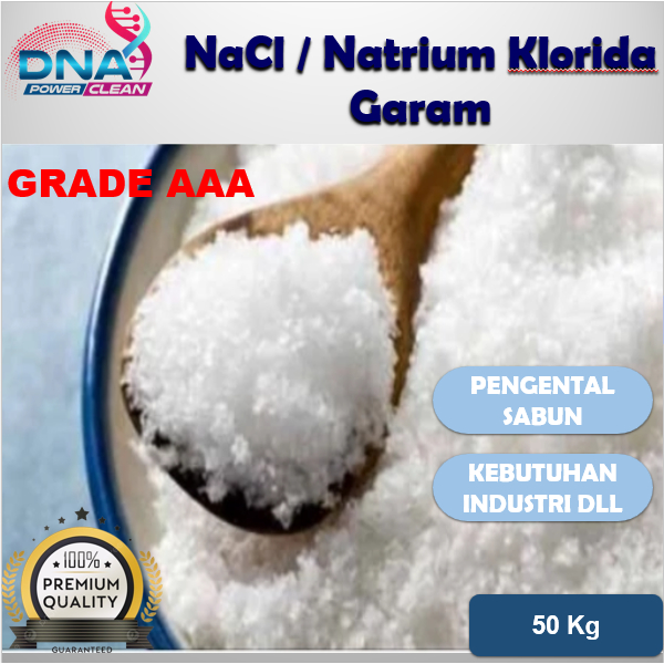 Jual NaCl 50 Kg / Garam / Natrium Klorida / Sodium Chloride | Shopee Indonesia