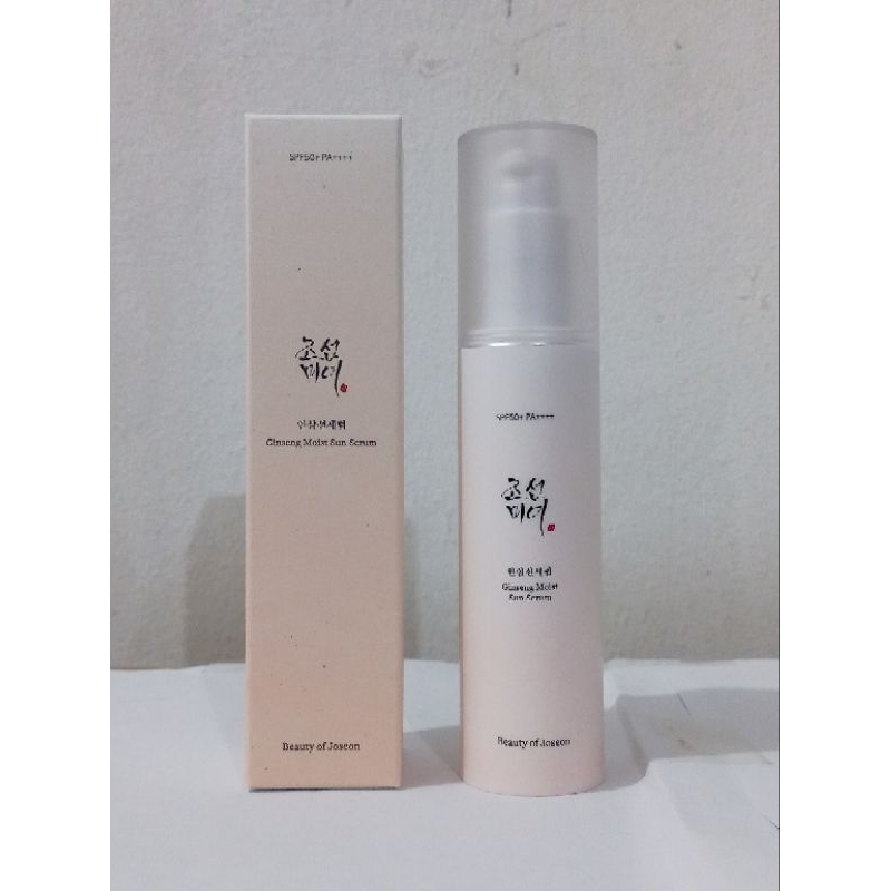 Jual BEAUTY OF JOSEON ginseng moist sun serum SPF 50+ PA++++ 50ml ...