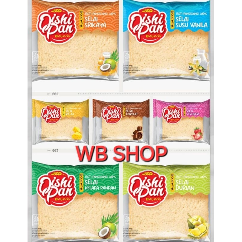 Jual OISHI ROTI PANGGANG 1 DUS Isi 60+2 pcs ( NOMI OISHI ) MIX VARIAN ...