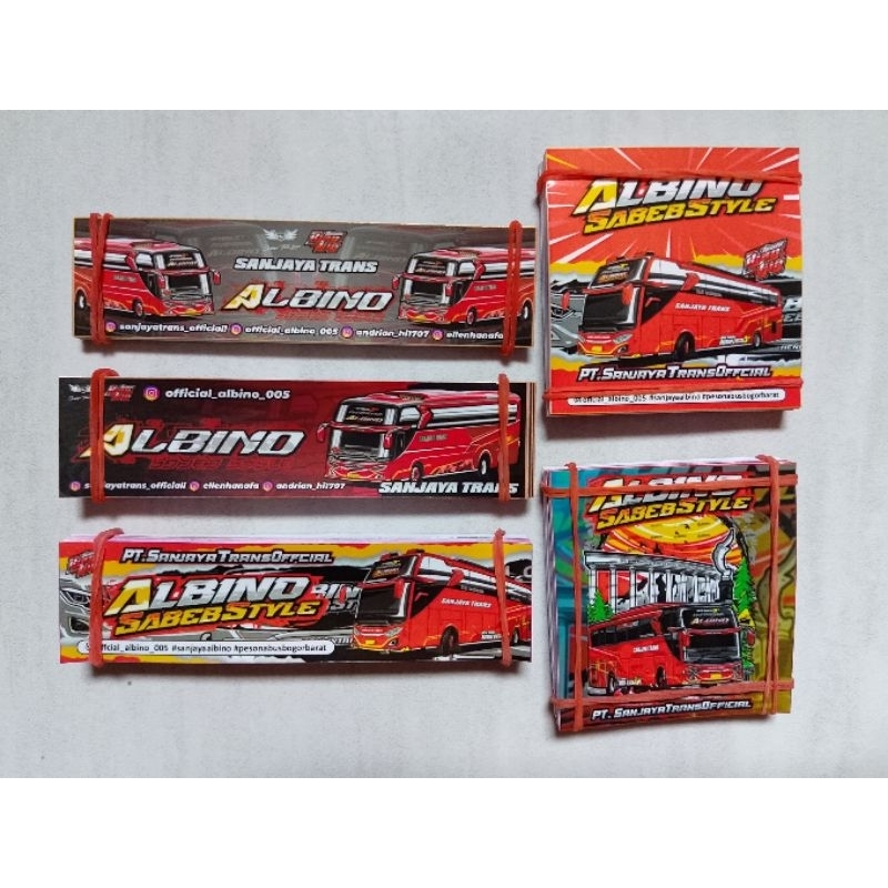 Jual Stiker bus Albino special Team Ajag ijig Sabeb style | Shopee ...