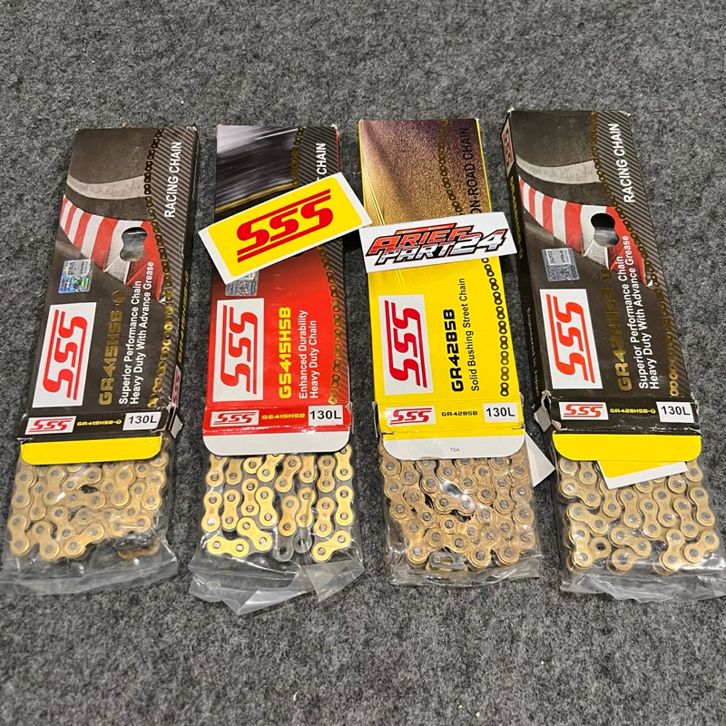 Jual rantai sss Rante rantai sss 428-130/415-130 HSB&HSBT triple s ...