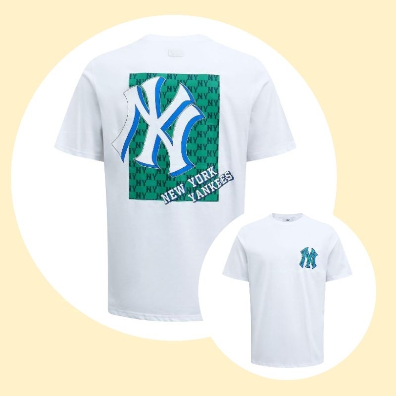 Jual Kaos MLB NY YANKEE Monotive Black en White In Tee Premium Quality ...