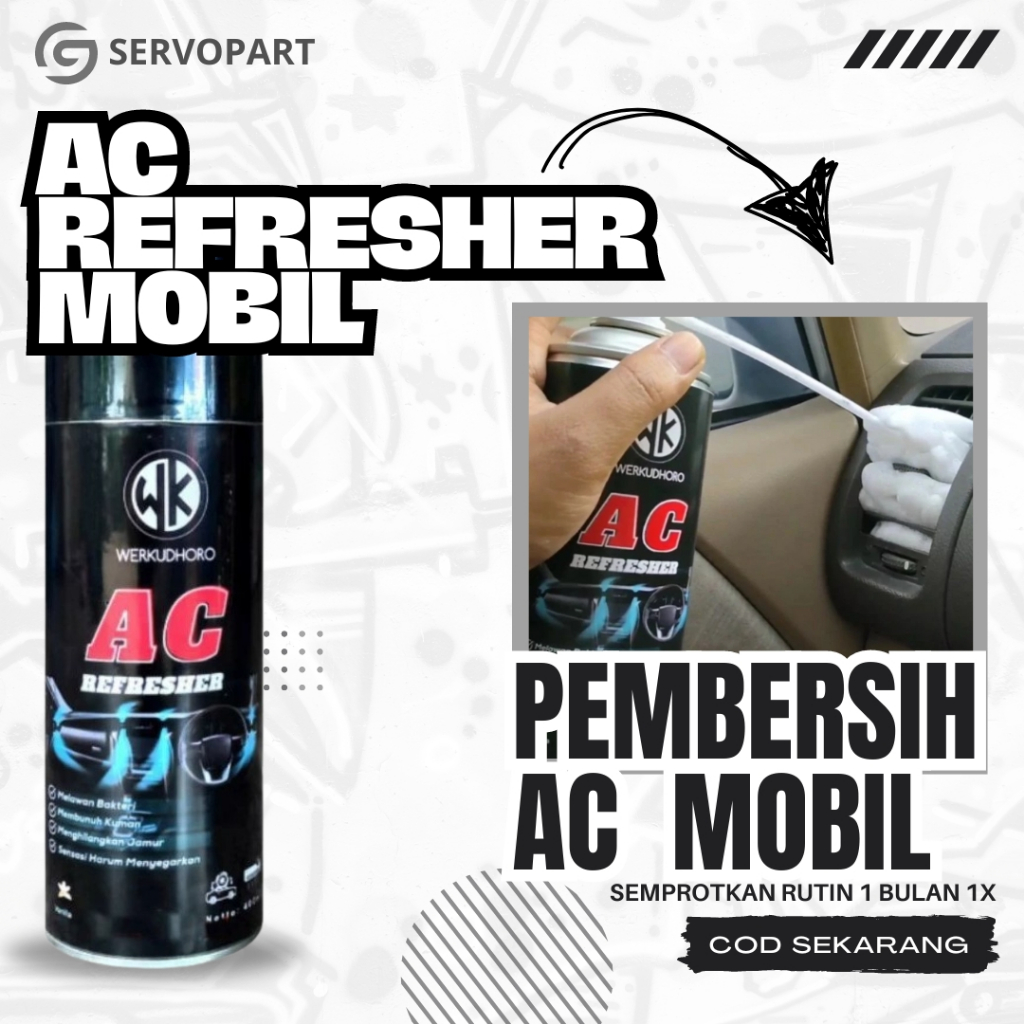 Jual Refresher Pembersih AC Mobil Penyegar Udara Pewangi Mobil AC ...