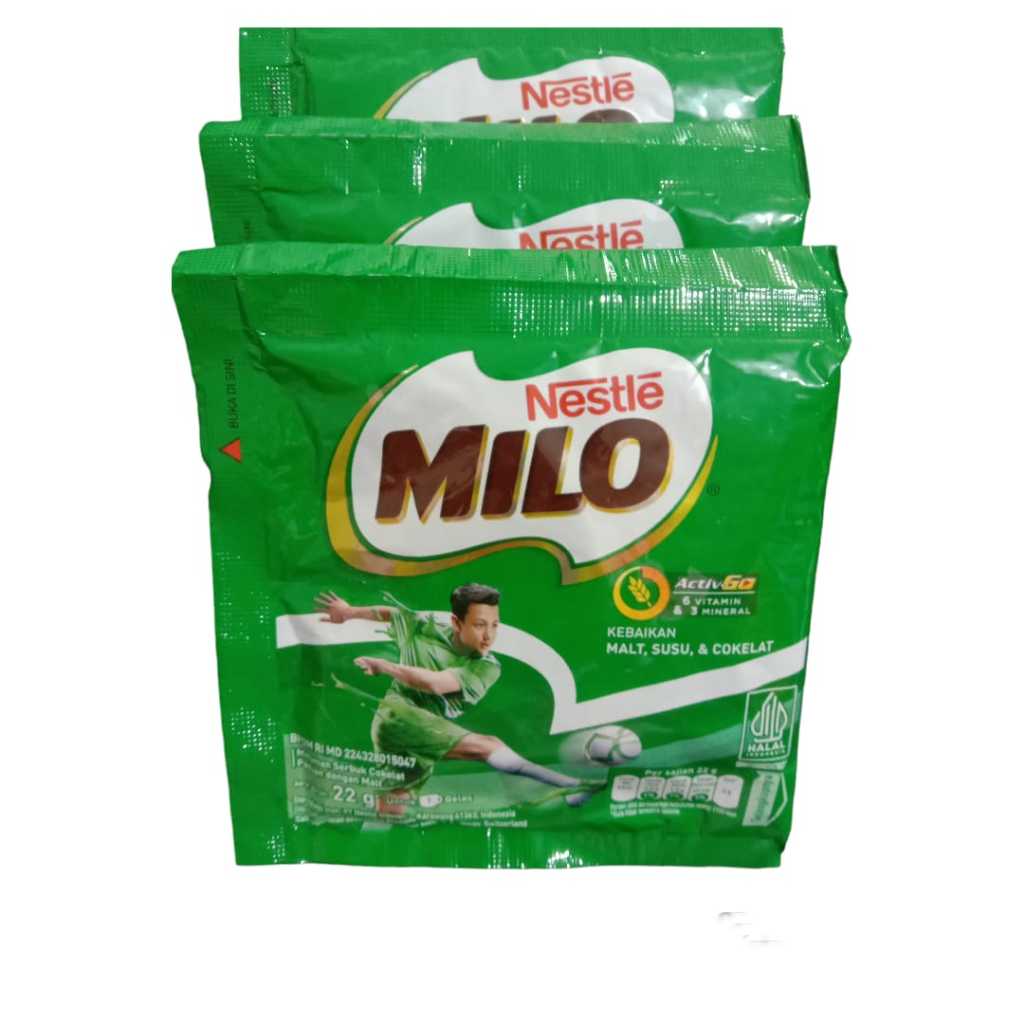 Jual NESTLE MILO 22G (1 RENCENG ) 10 SACHET | Shopee Indonesia