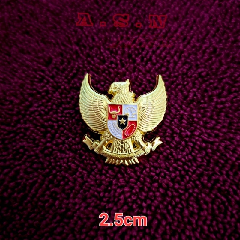 Jual Pin Garuda 2,5cm Bahan Logam Kuningan Tebal | Shopee Indonesia