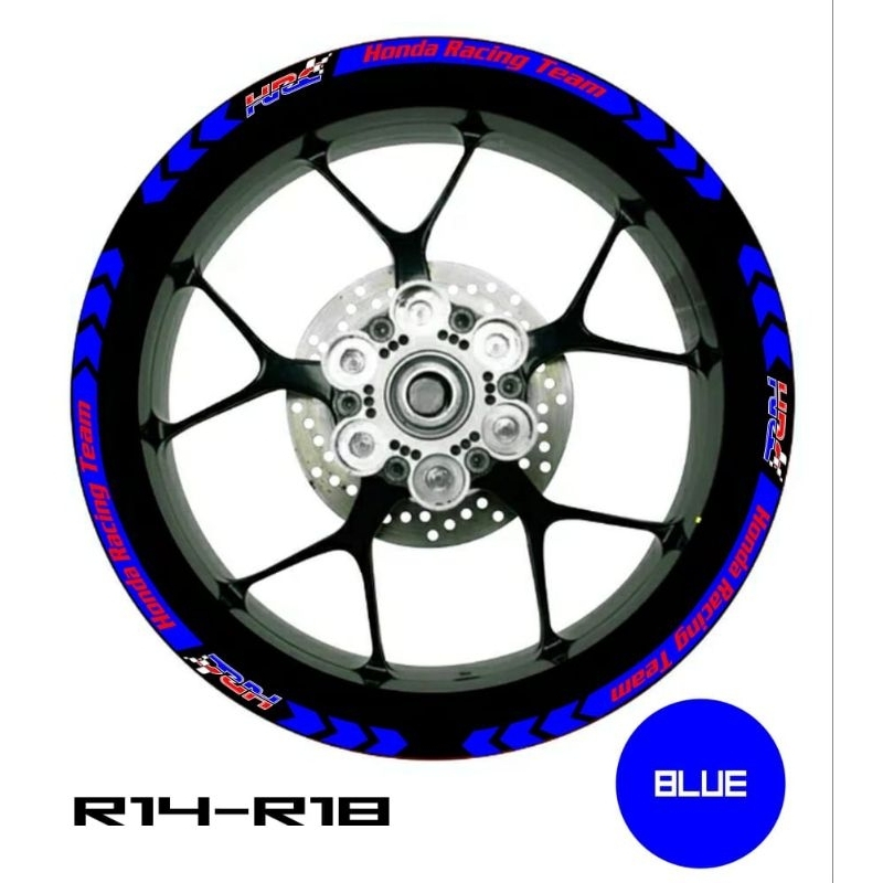 Jual Sticker List Velg Semua Merk Motor atau Universal lis pelek HRC ...