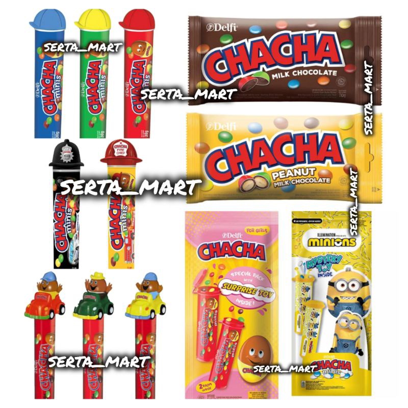 Jual Chacha Minis Toys / Cha Cha Milk Chocolate / Peanut 40gr / Minis ...