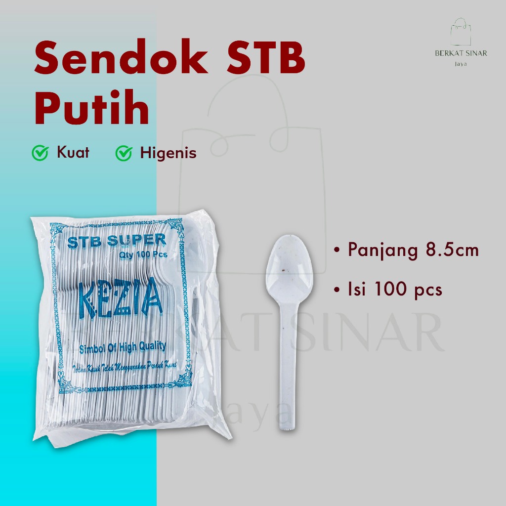 Jual Sendok teh MINI STB isi 100pcs /sendok ice cream pudding putih ...
