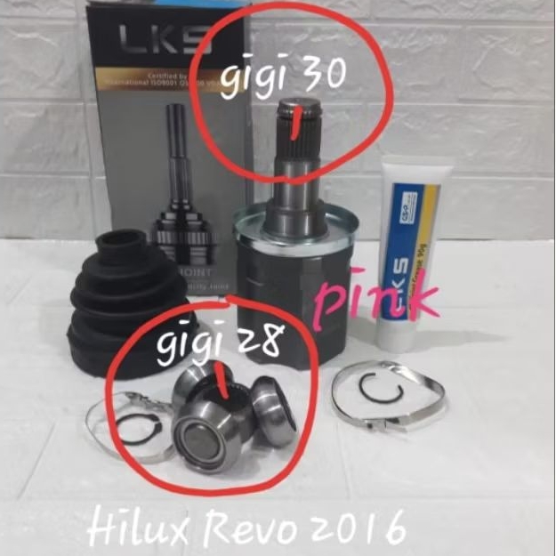 Jual Cv Joint Dalam Inner As Tarik Dalam As Roda Depan Dalam Toyota Hilux Revo | Shopee Indonesia