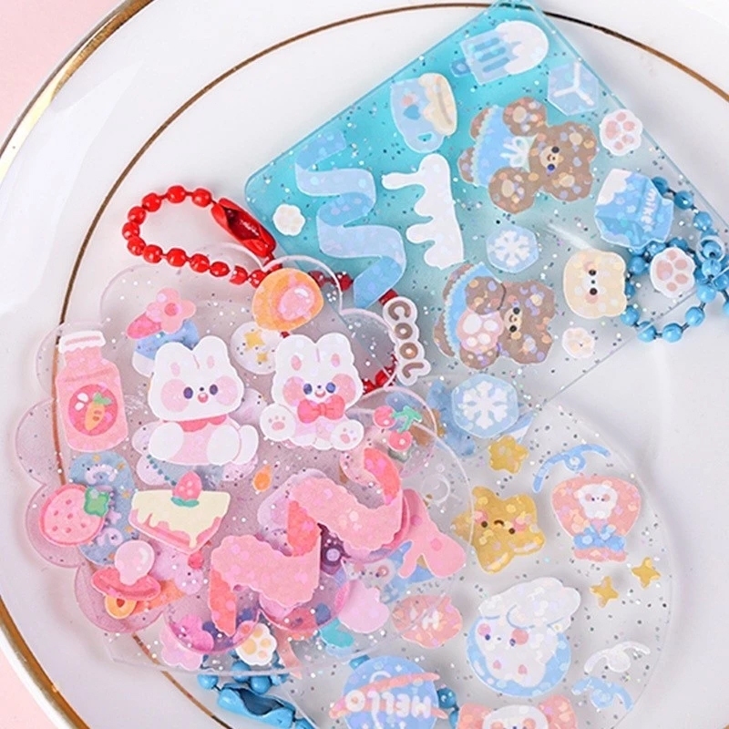 Jual 【10Pcs】 Bahan Gantungan Kunci Akrilik Polos Toploader Deco Clear ...