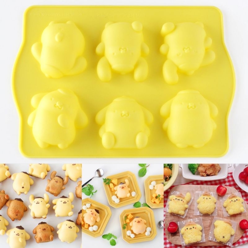 Jual RB Cetakan Puding Pompompurin Silikon Coklat Kue Mousse Es Nasi ...