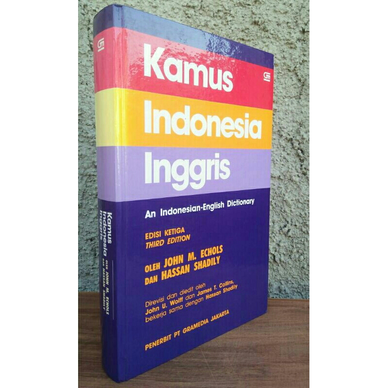 Jual Kamus Indonesia Inggris (An Indonesian - English Dictionary)