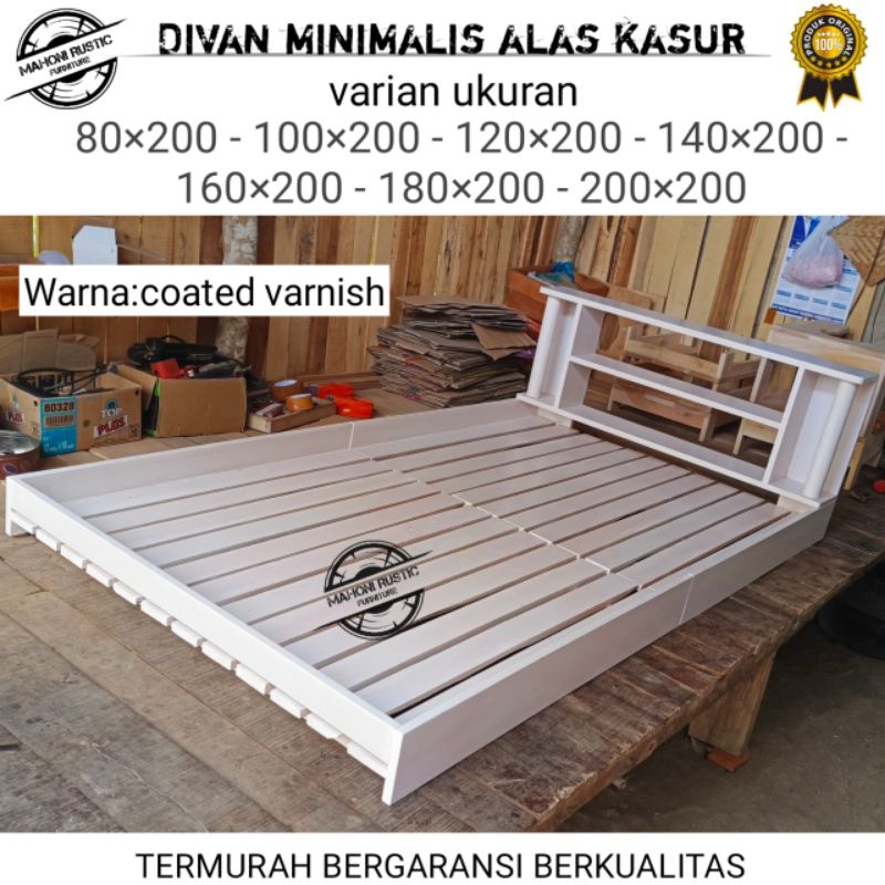 Jual dipan tempat tidur dipan minimalis alas kasur dipan kayu divan ...