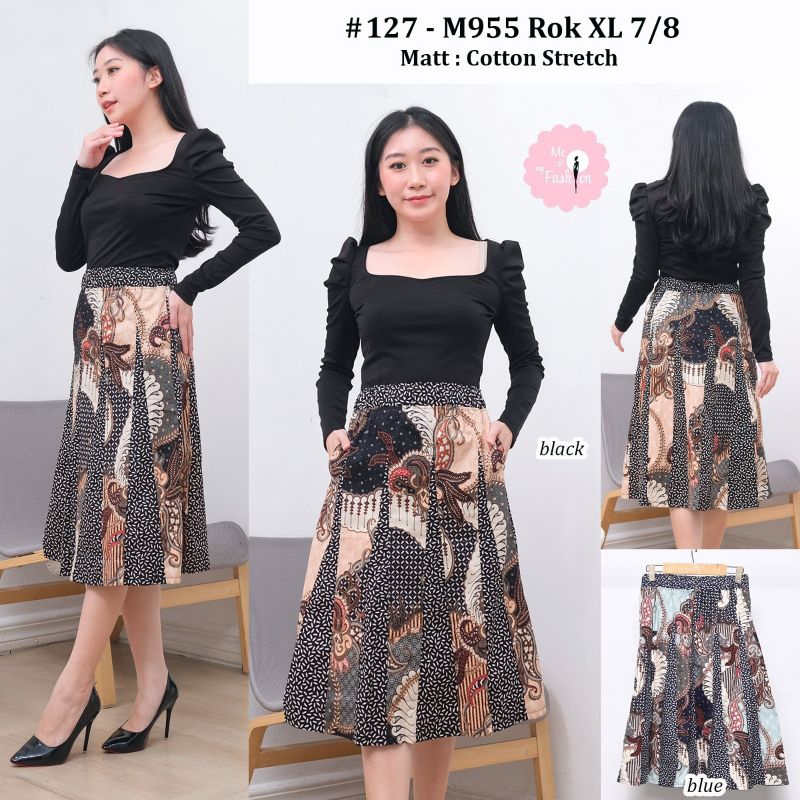 Jual ROK BATIK 7/8 PREMIUM KATUN STRETCH KEKINIAN KUALITAS BUTIK ...